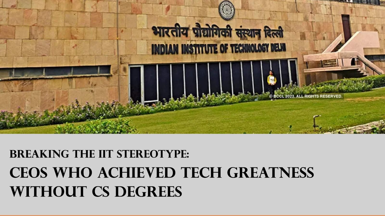 Beyond IIT: Tech CEOs Who Didn't Have CS Degrees